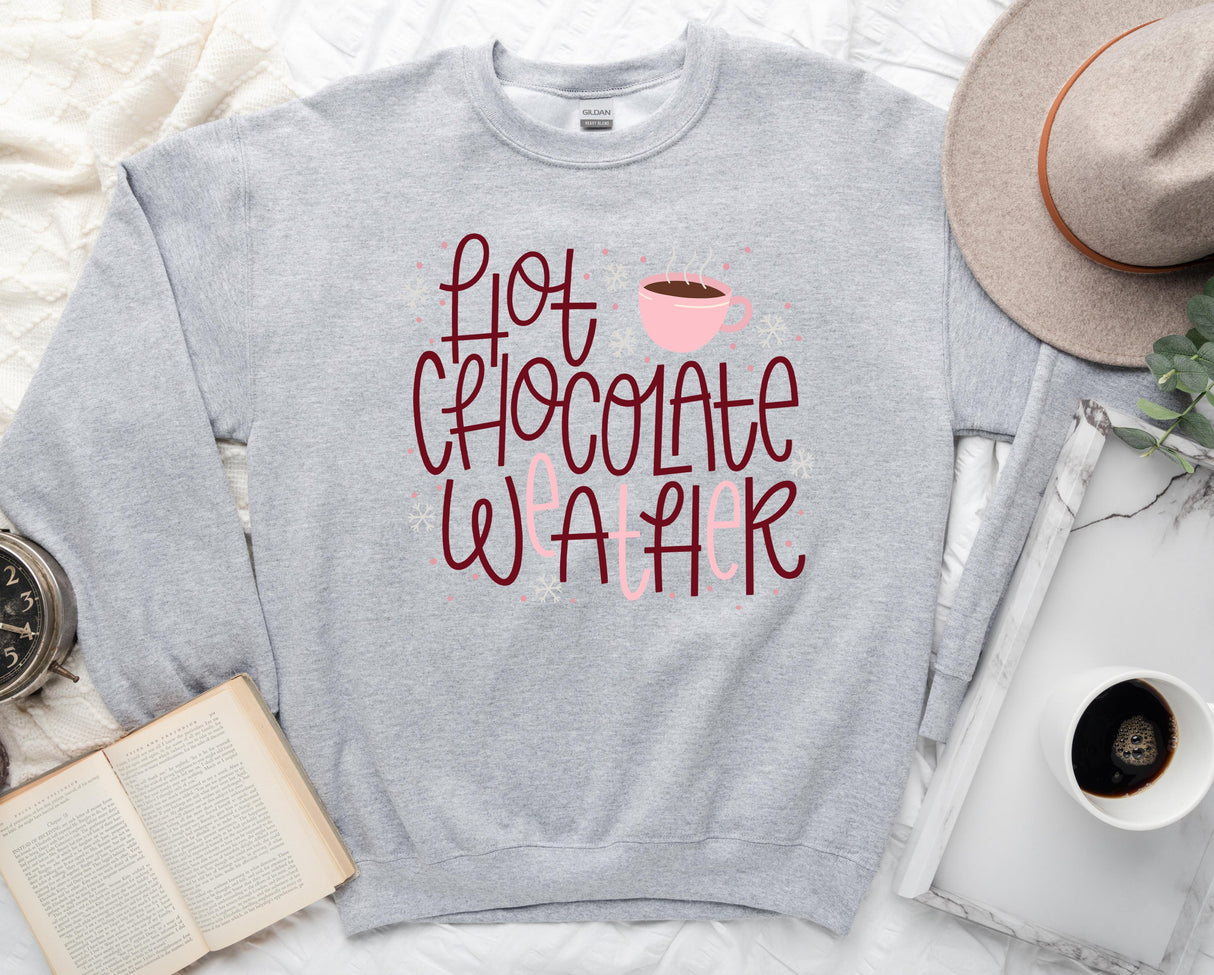 Hot Chocolate Weather | Graphic Sweatshirt – Whim & Wonder Boutique